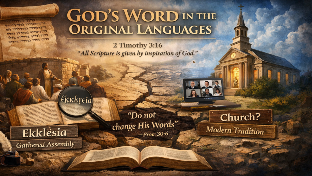 Why the Original Language of Scripture Matters - Dare To Think
